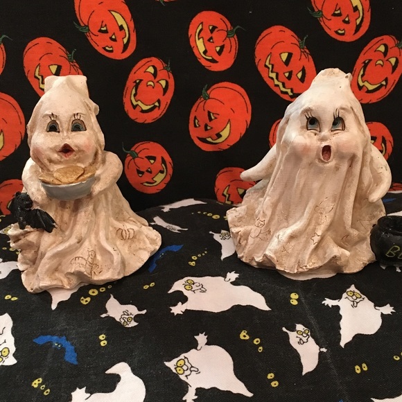 Vintage | Holiday | Vintage 2 Little Boo Ghosts Set | Poshmark